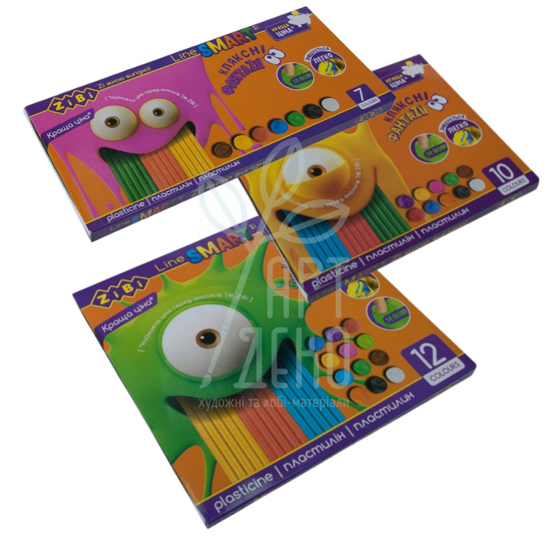 Набір пластиліну Smart Line, Zibi